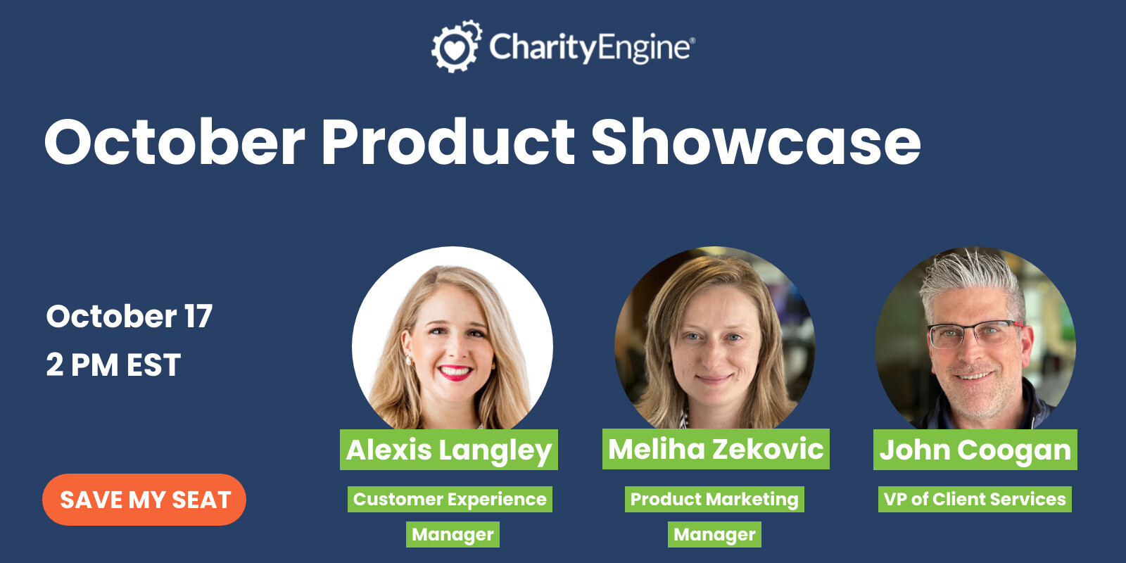 Webinar: October CharityEngine Product Showcase